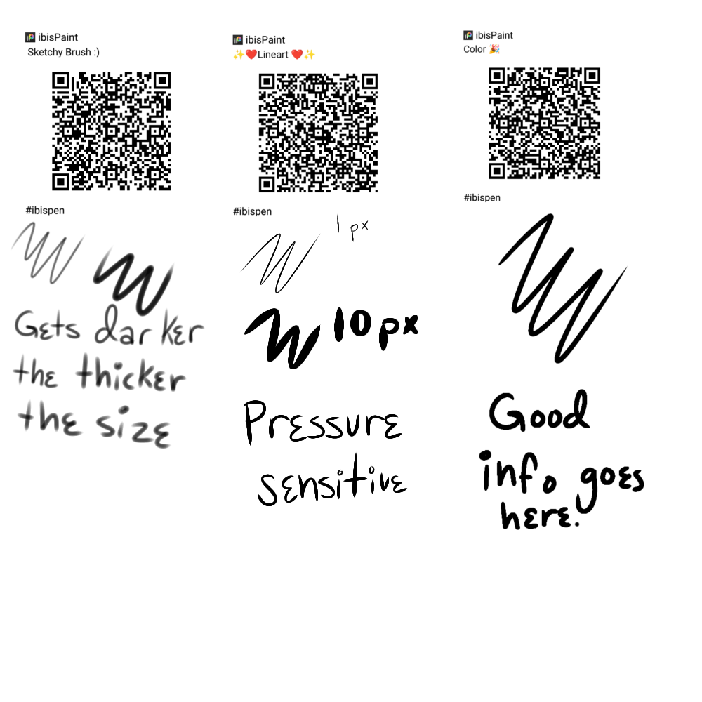 My brushes yay - ibisPaint