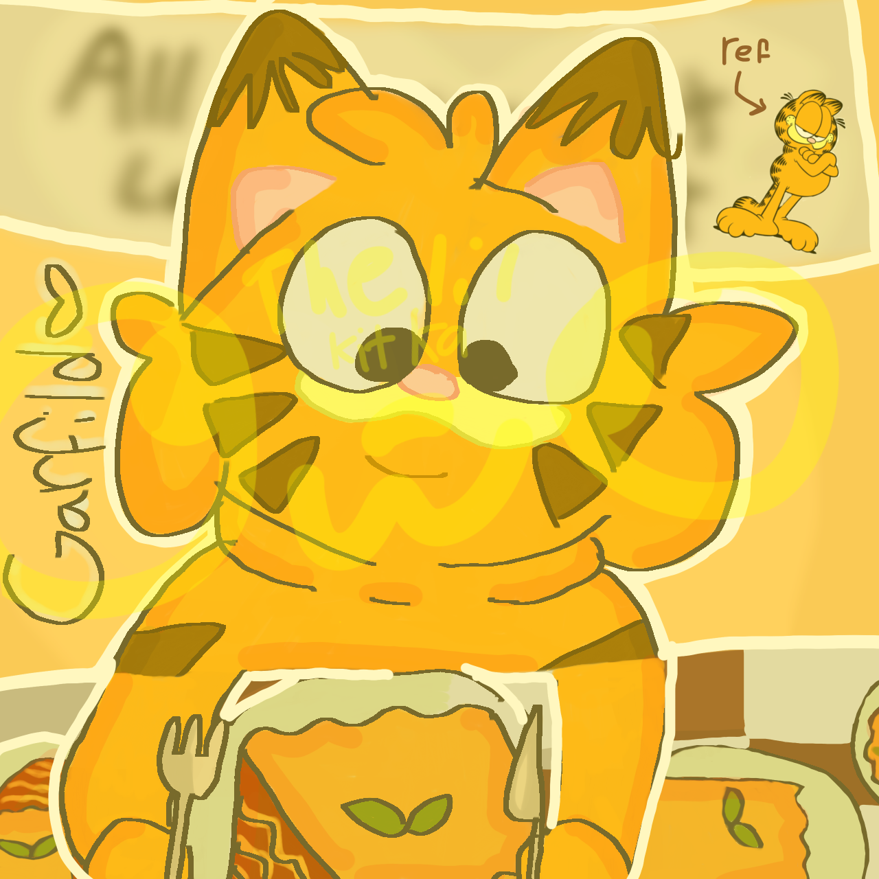 Garfield 🟠 - ibisPaint