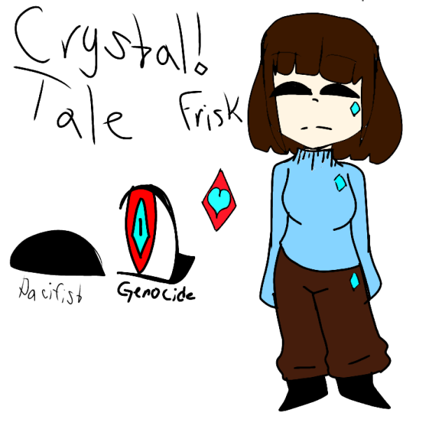 Crystal!Tale Frisk! - ibisPaint