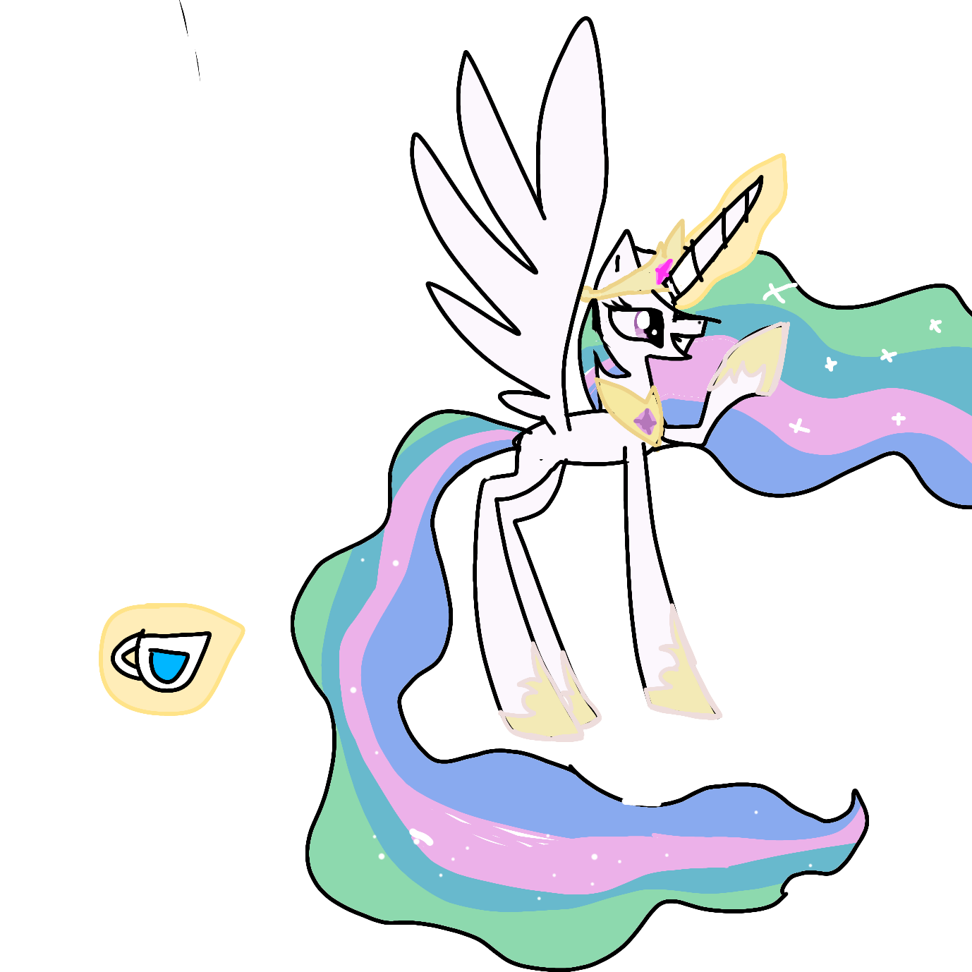 la princesa celestia - ibisPaint