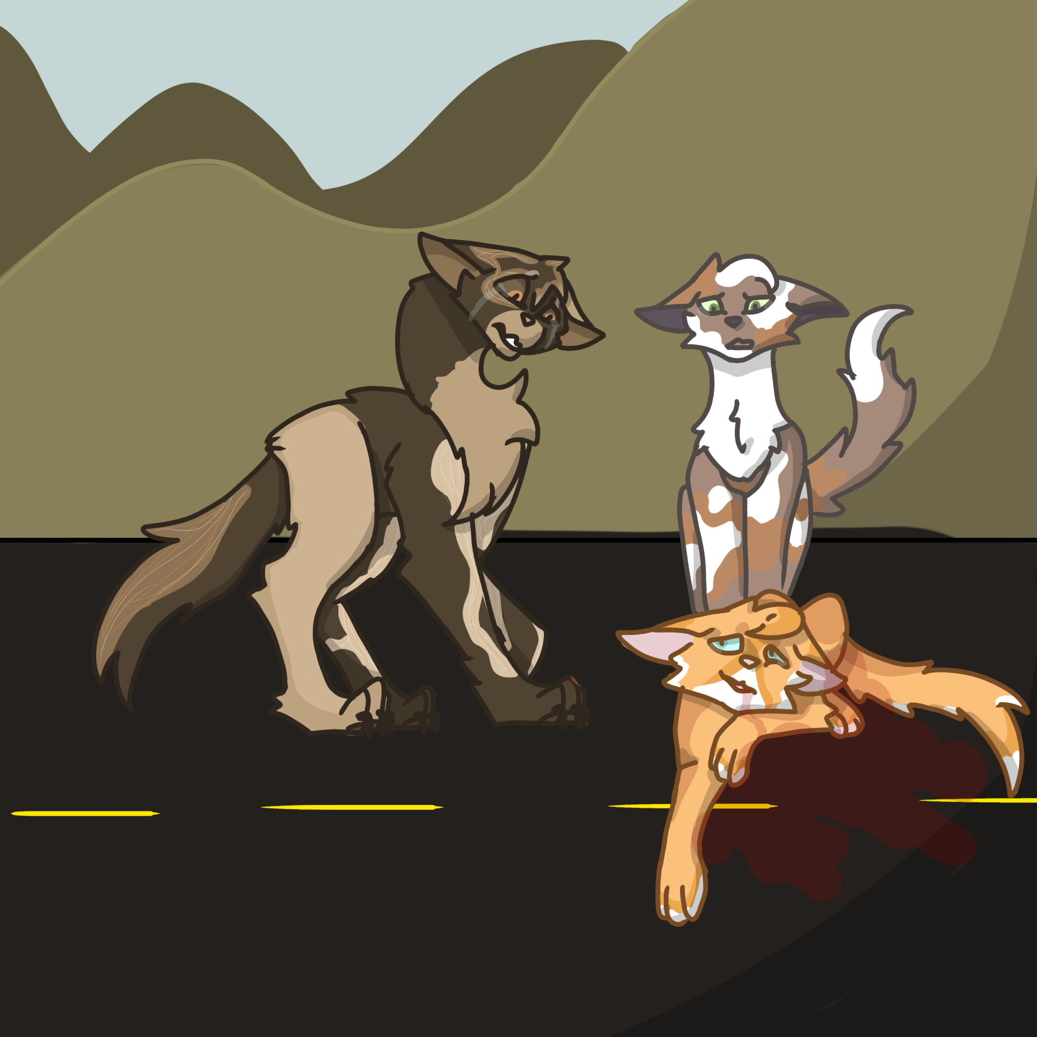 “Take care of WindClan, Rabbitfoot.” - ibisPaint