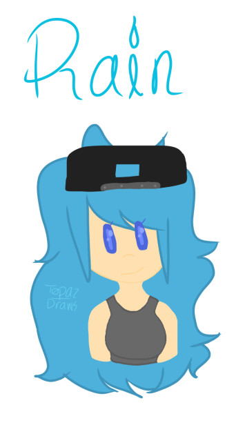 Rain OC - Chibi Art [Speedpaint] - ibisPaint