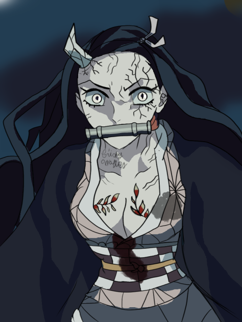 Demon Nezuko - ibisPaint