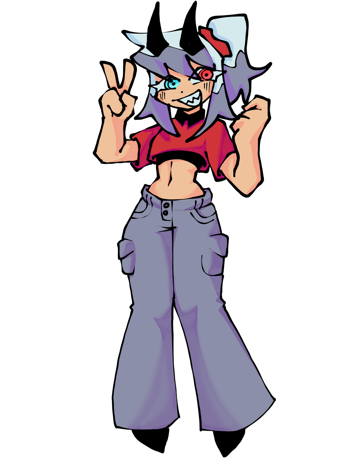 funky gal!! - ibisPaint