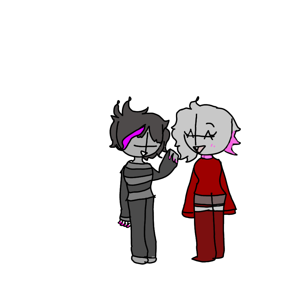 drawing me and honk (fan art for honk) - ibisPaint