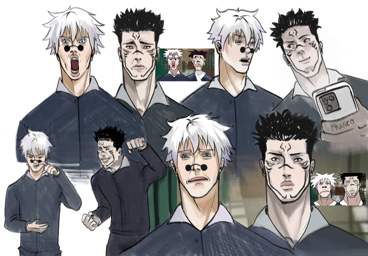 They share one brain cell - ibisPaint