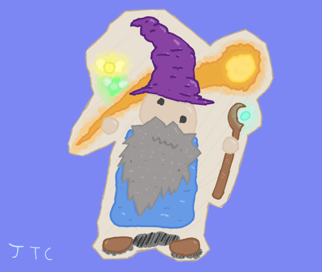 Wizard- cardboard - ibisPaint