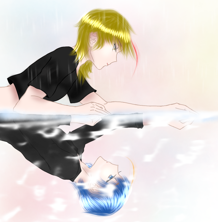 yellow x blue - ibisPaint