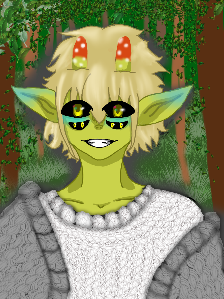 Mushroom oasis (fan art) - ibisPaint