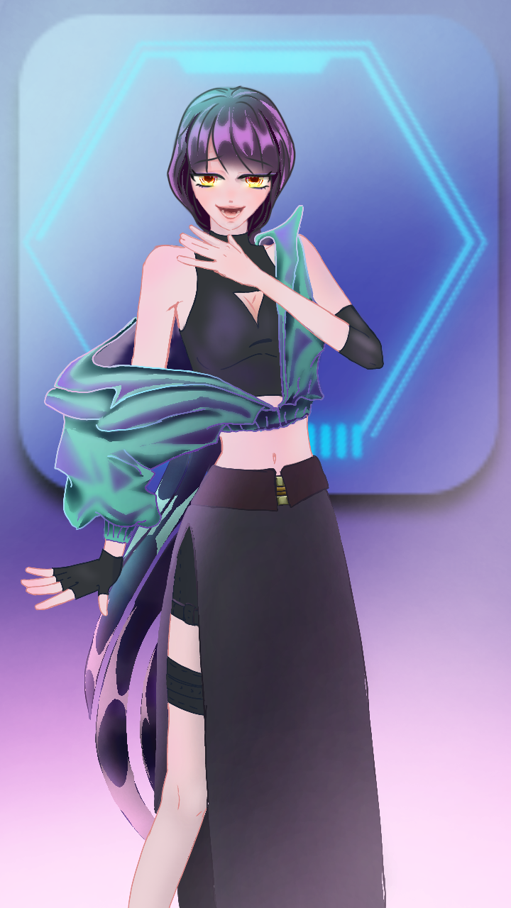 techno woman - ibisPaint