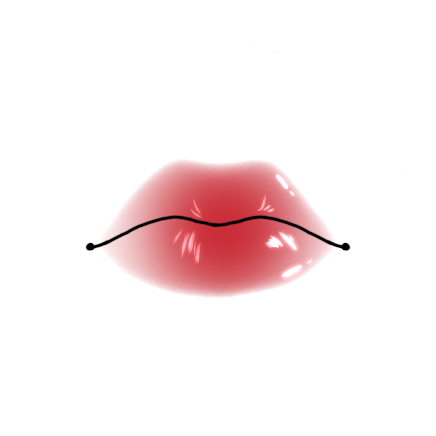 Red lips - ibisPaint