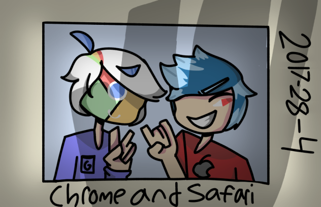 Chrome and safari (APPHUMANS) - ibisPaint