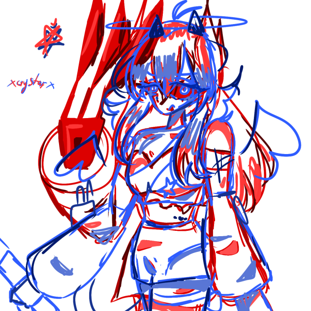 Red And Blue - ibisPaint