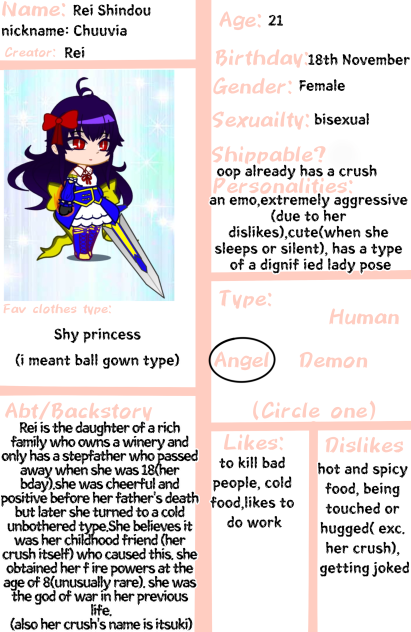 my demon oc for KAT_ ARTZz - ibisPaint