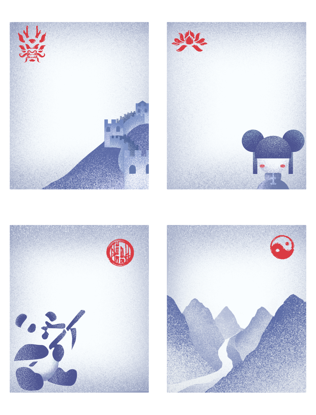 chinese paper motif - ibisPaint