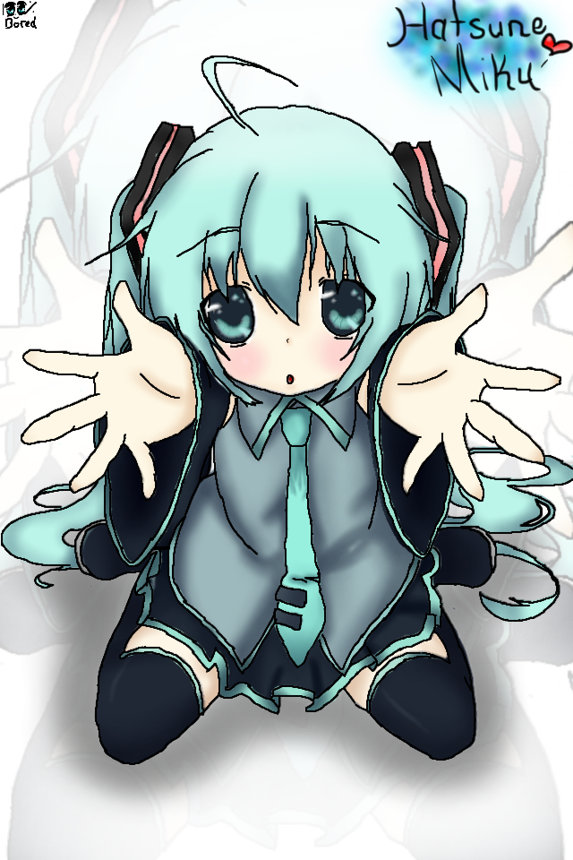 Miku wants a hug! - ibisPaint