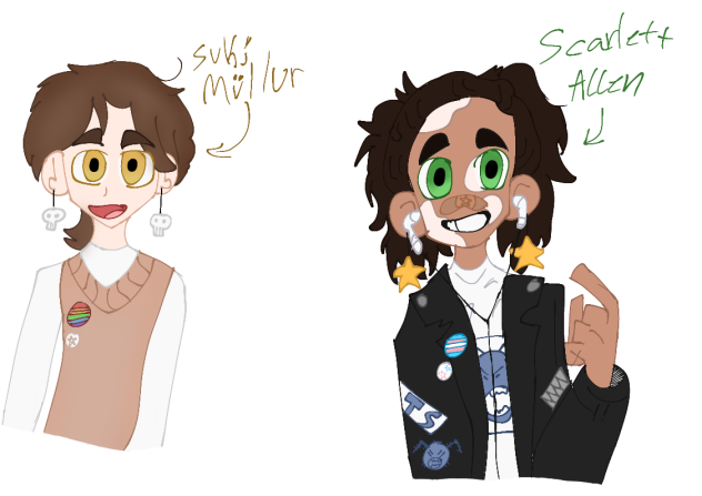 Suki and Scarlett!! - ibisPaint