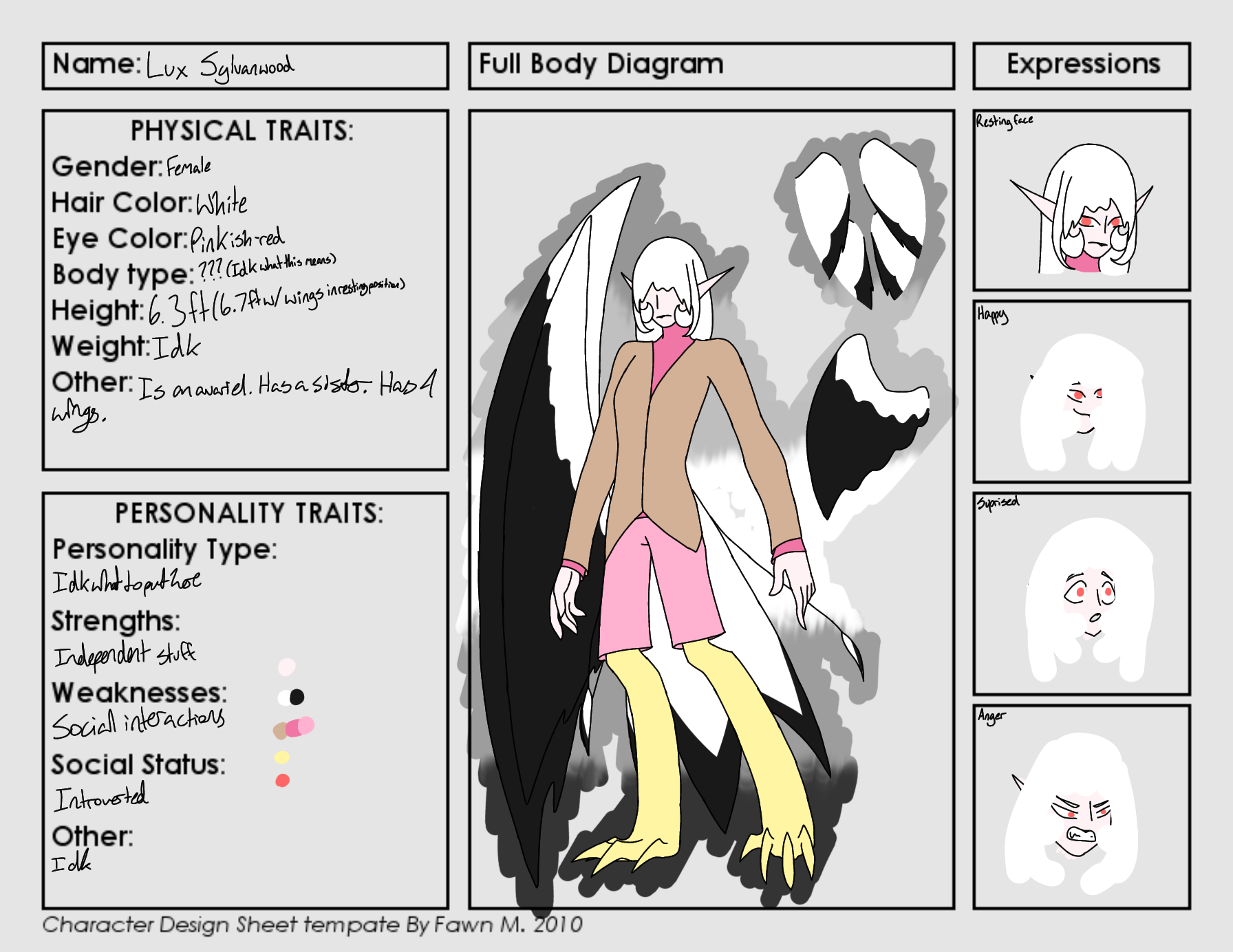 Lux reference sheet - ibisPaint
