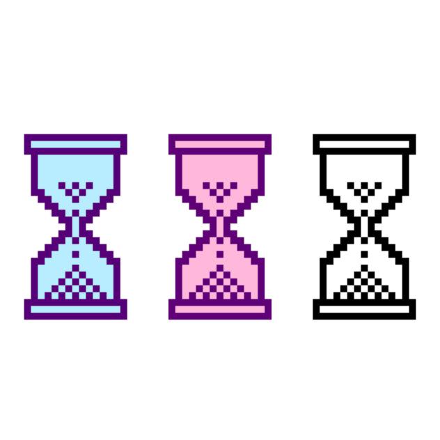 Loading cursor (pixel) - ibisPaint