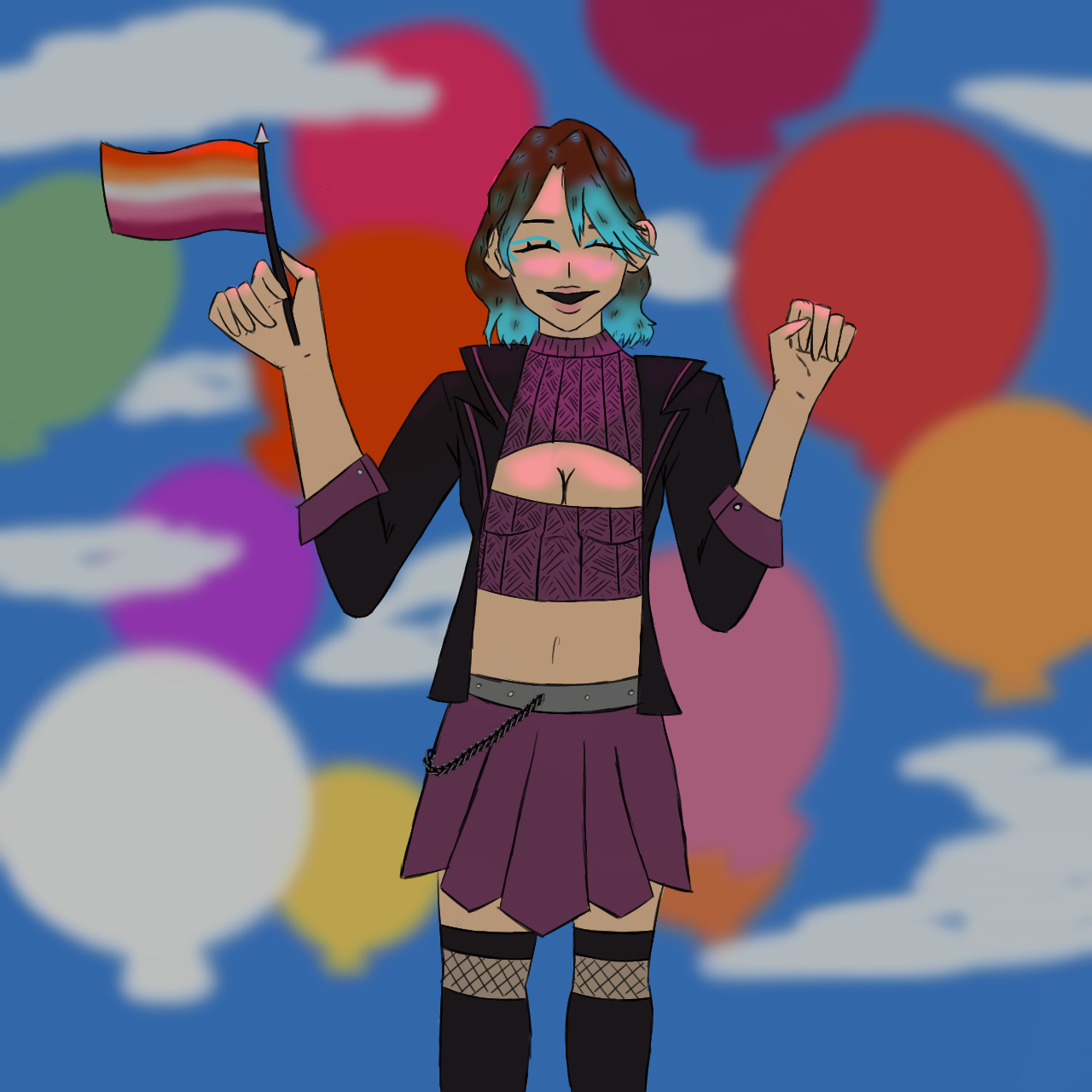 Lesbian 🏳️‍🌈 - ibisPaint