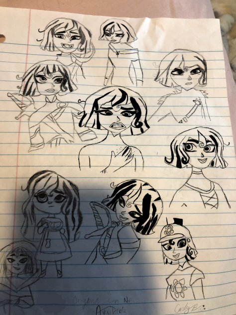 Cassandra's many outfits - ibisPaint