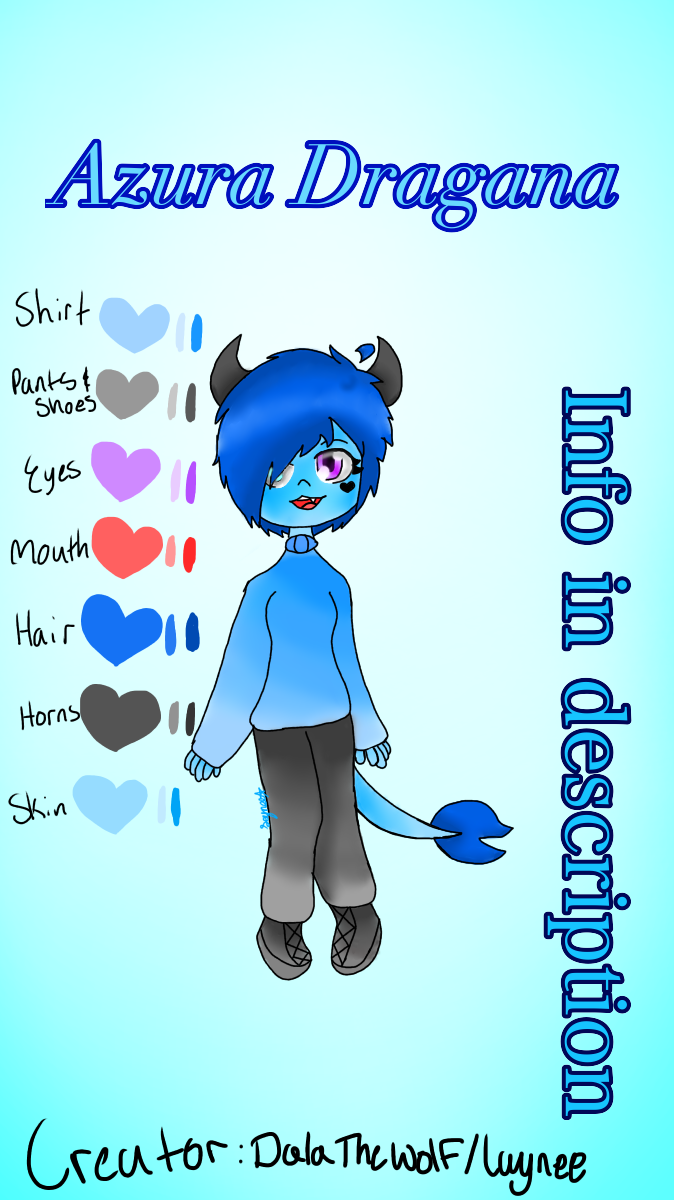 My OC Azura Dragana - ibisPaint