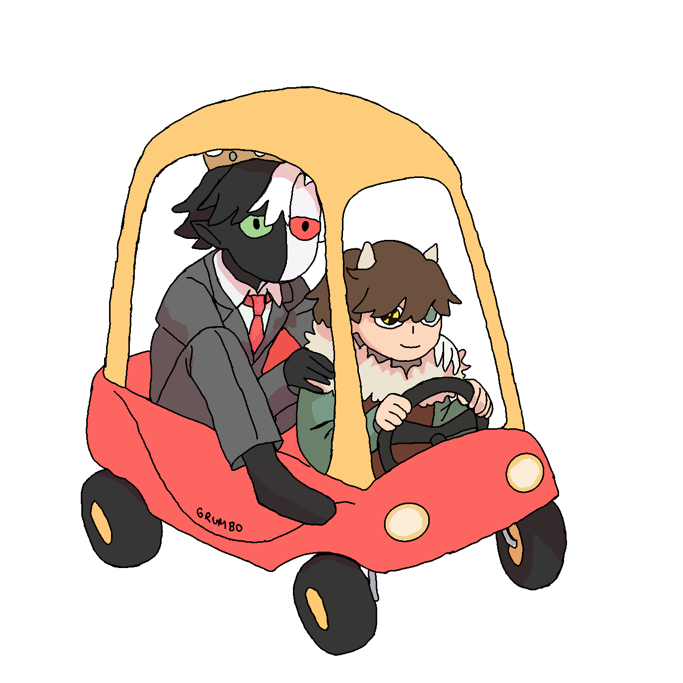 Bee Duo 🐝🖤🤍 - ibisPaint