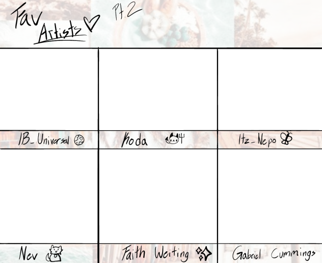 ♡Fav Artists Pt.2♡ - ibisPaint