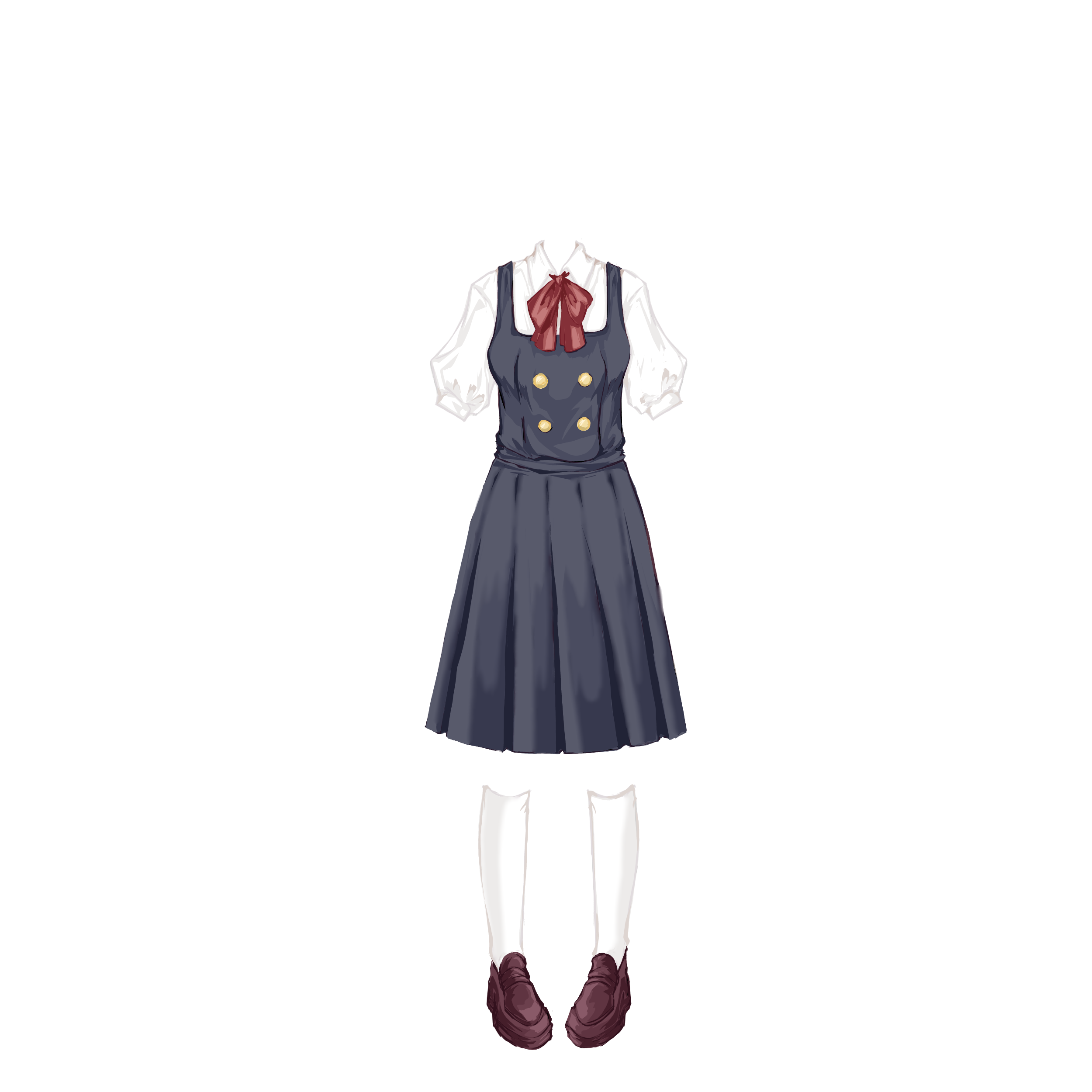 School Uniform female 6 - ibisPaint