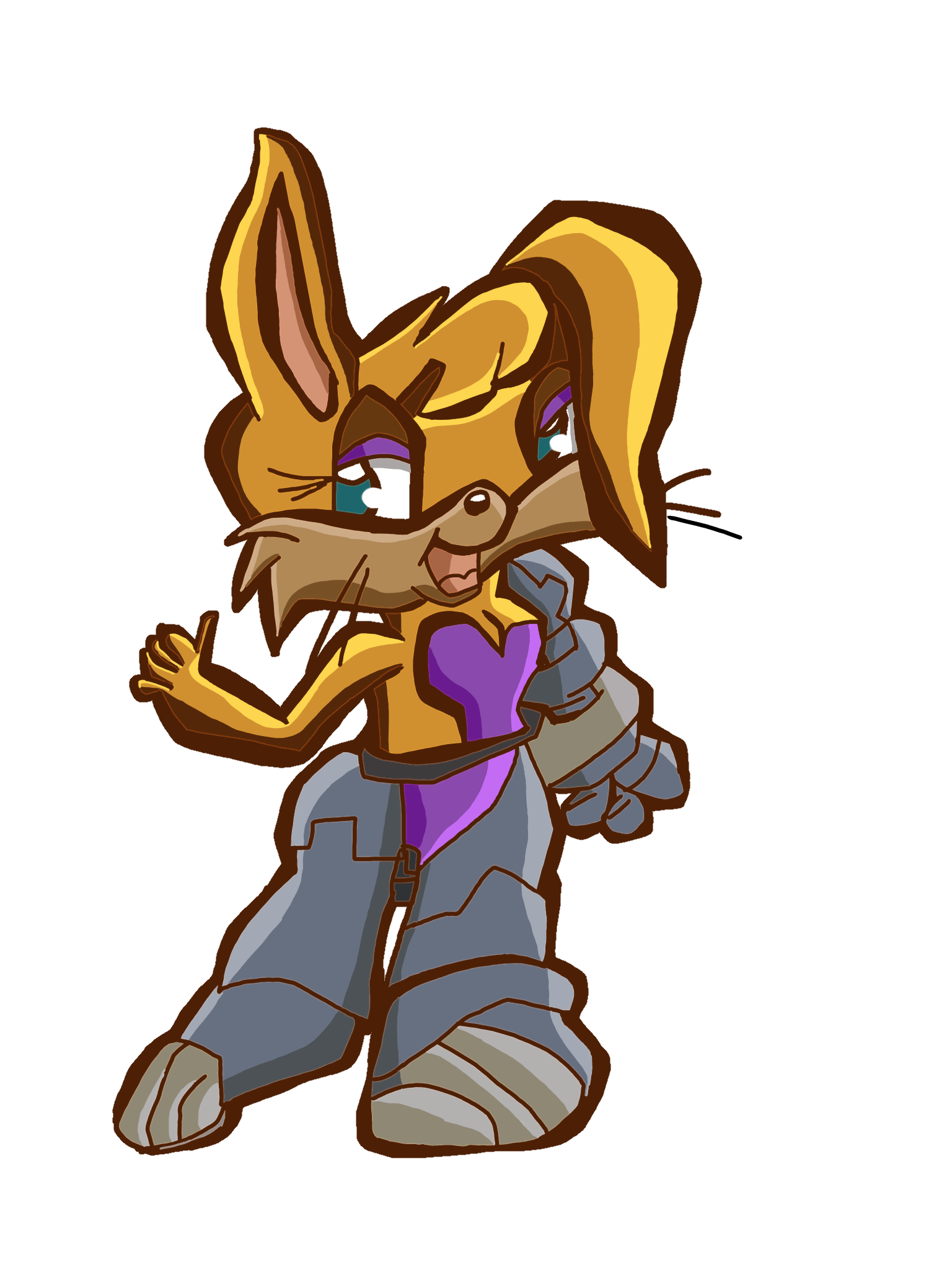 Sonic Battle- Bunnie Rabbot - ibisPaint