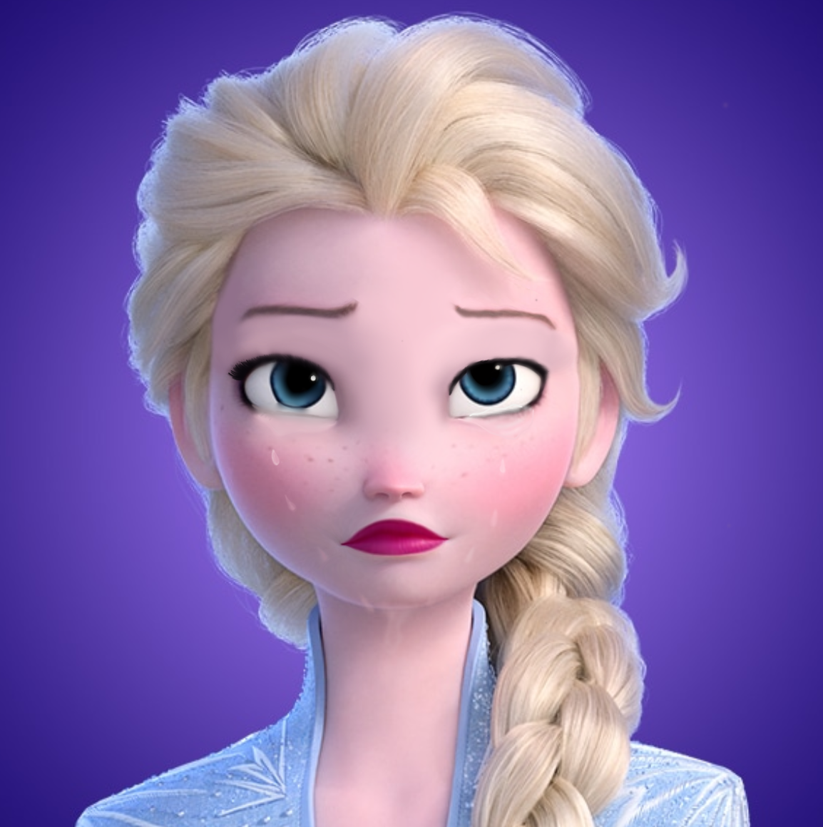 crying Elsa ( and I Am Tired NOW!!!😭😫) - ibisPaint