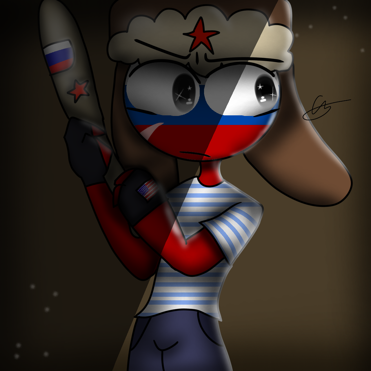 russia countryhumans - ibisPaint