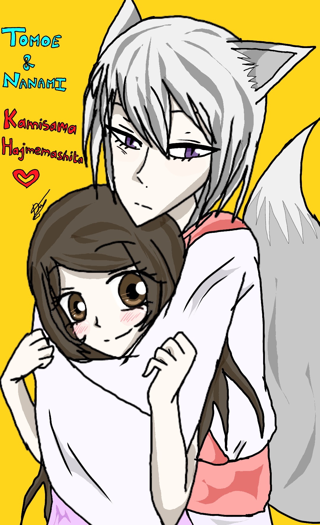 Kamisama hajimemashita tomoe and nanami - ibisPaint