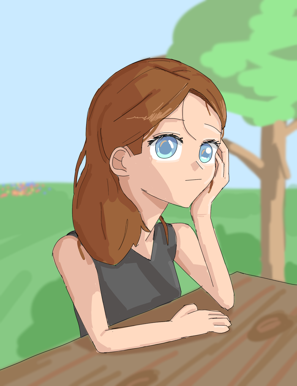 At the park - ibisPaint