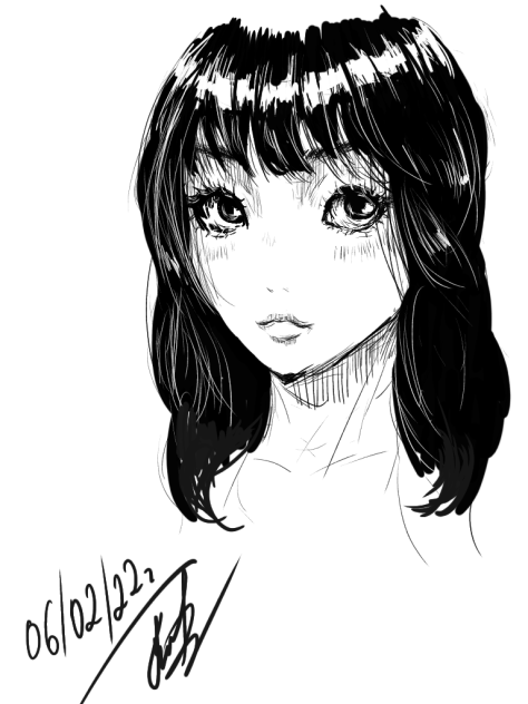 manga girl - ibisPaint