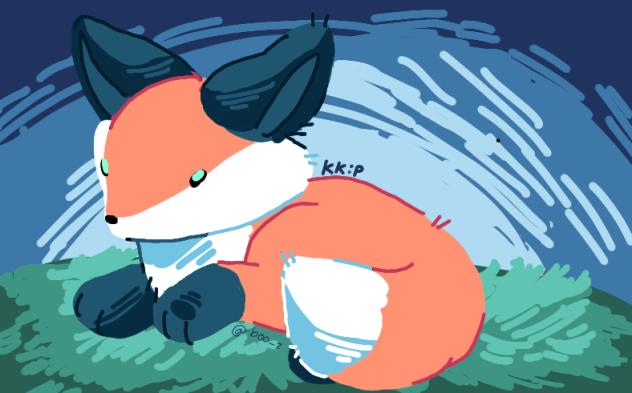 fox presentation style - ibisPaint