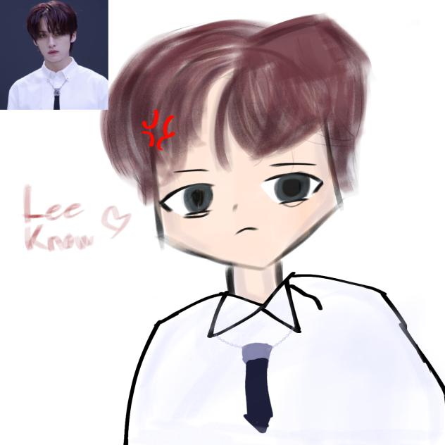 lee know but he mad - ibisPaint