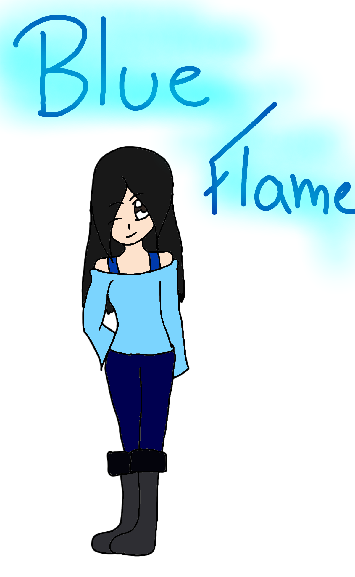 Blue Flame - ibisPaint