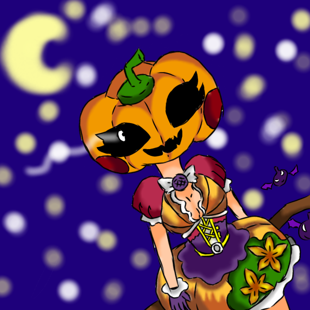 pumpkin witch - ibisPaint
