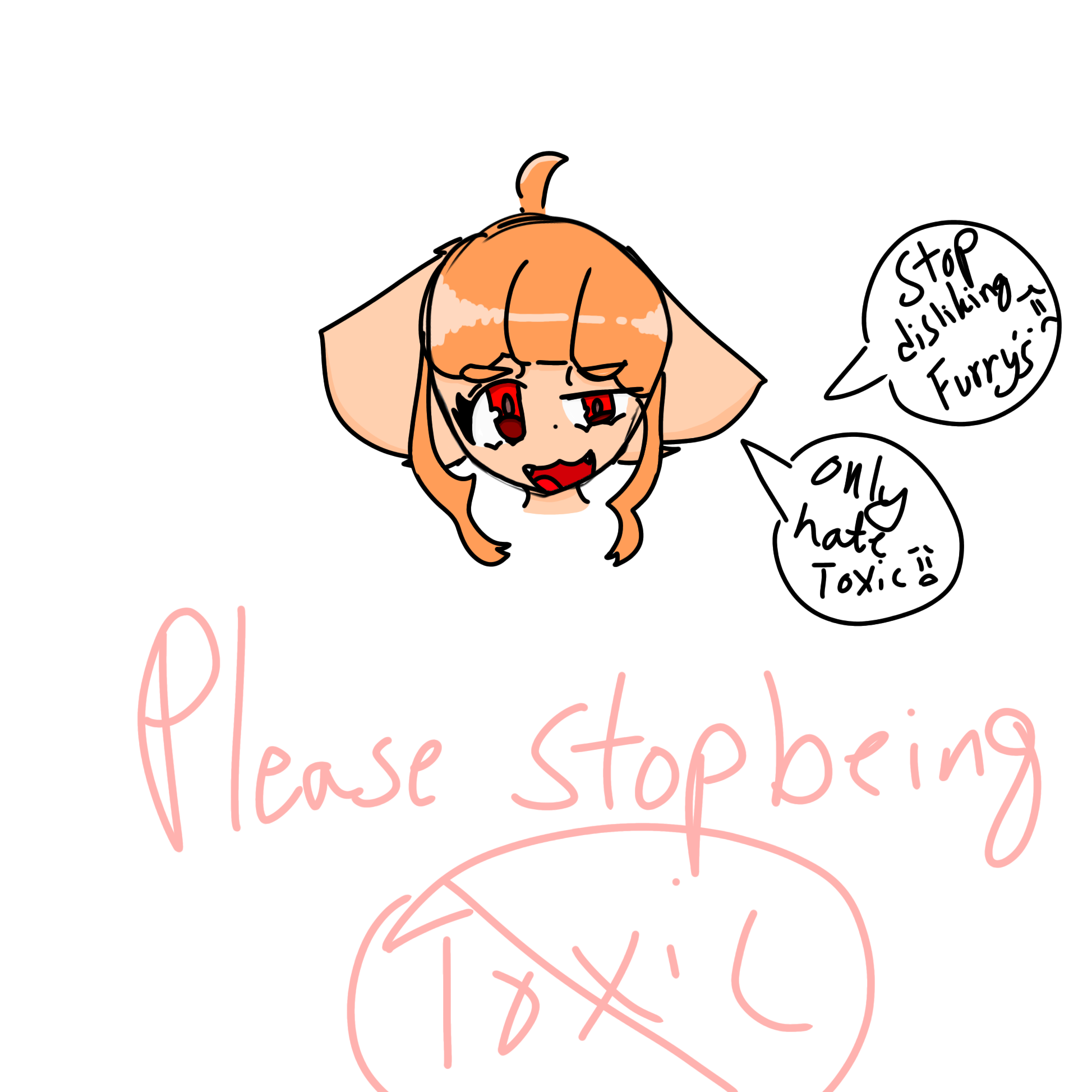 stop hating on furrys please - ibisPaint
