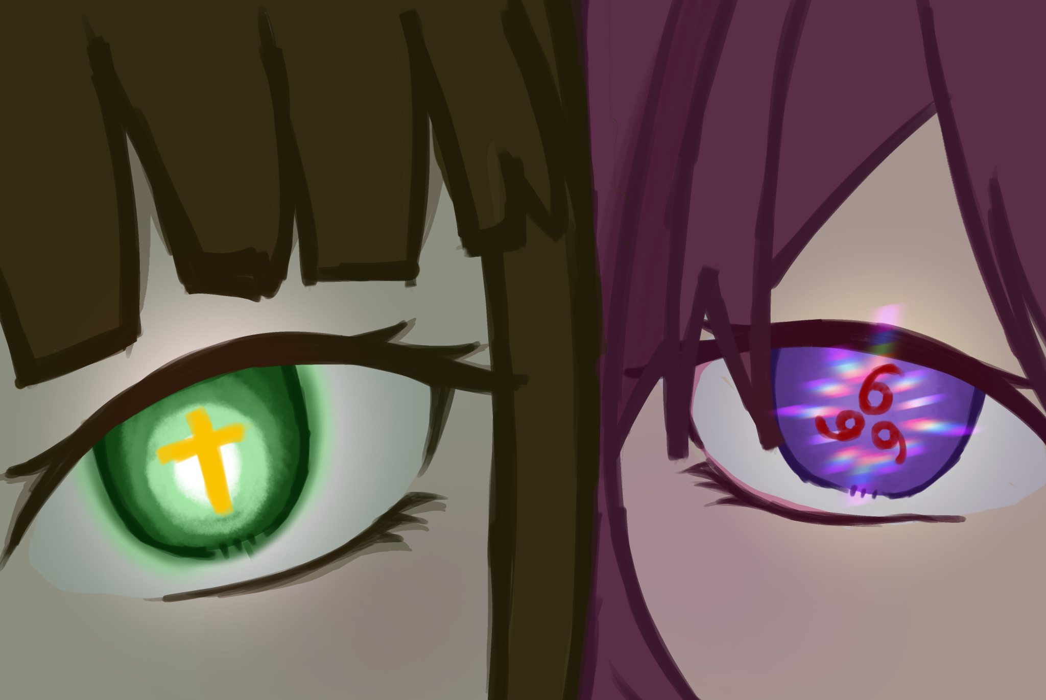 OC GLOWY EYES - ibisPaint