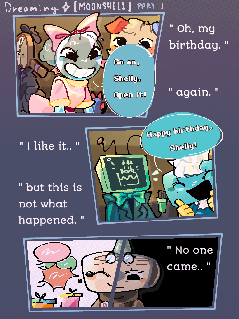 Dreaming ️ [ a MoonShell Comic ]•Part 1 - ibisPaint