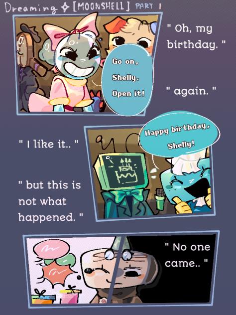 Dreaming ️ [ a MoonShell Comic ]•Part 1 - ibisPaint