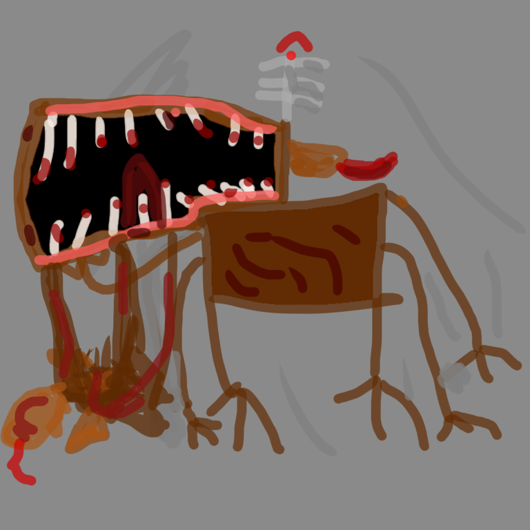 Megahorn he eats siren heads - ibisPaint