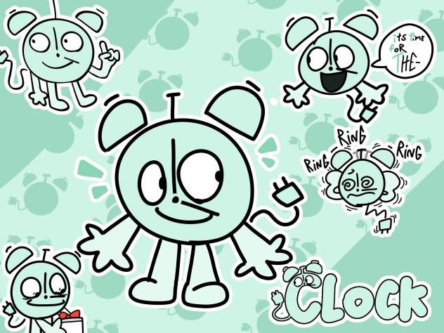 Clock fanart! 🕒 - ibisPaint