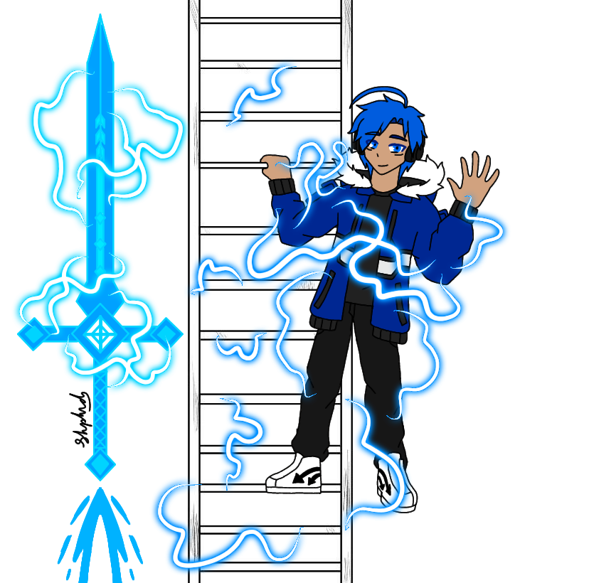 Aries going up the ladder - ibisPaint