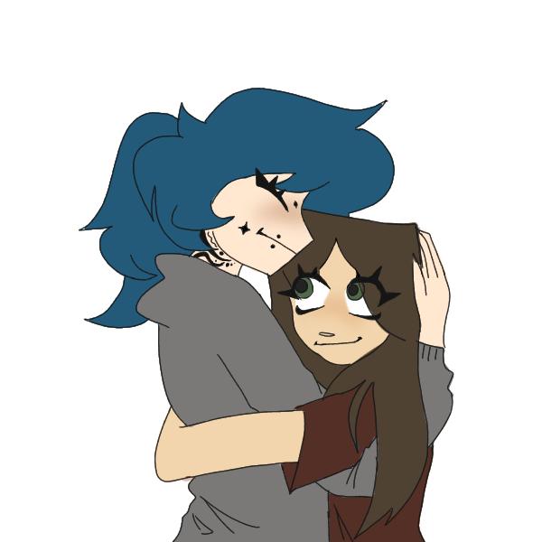 My friend and her oc - ibisPaint