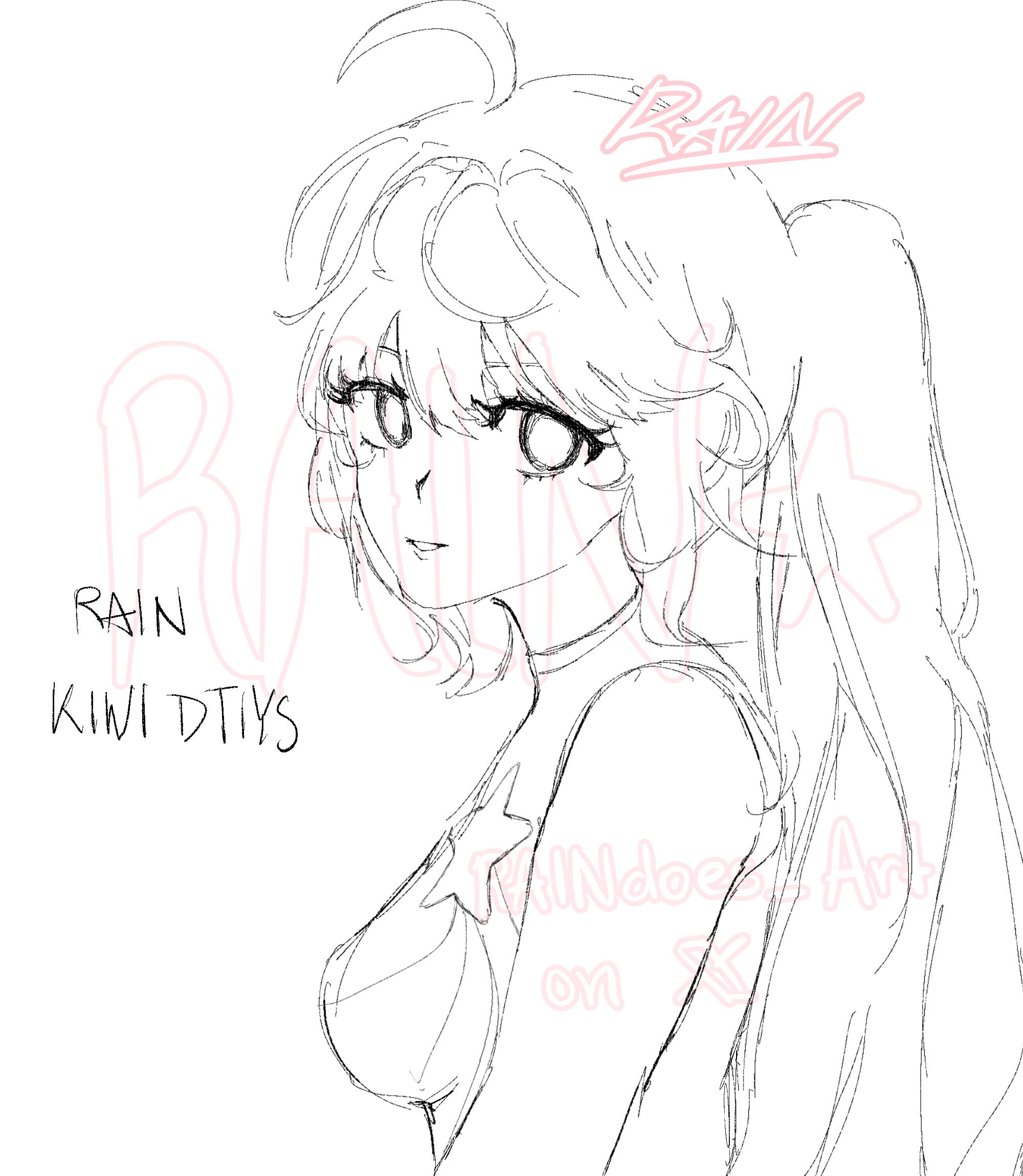 kiwi dtiys lineart! - ibisPaint