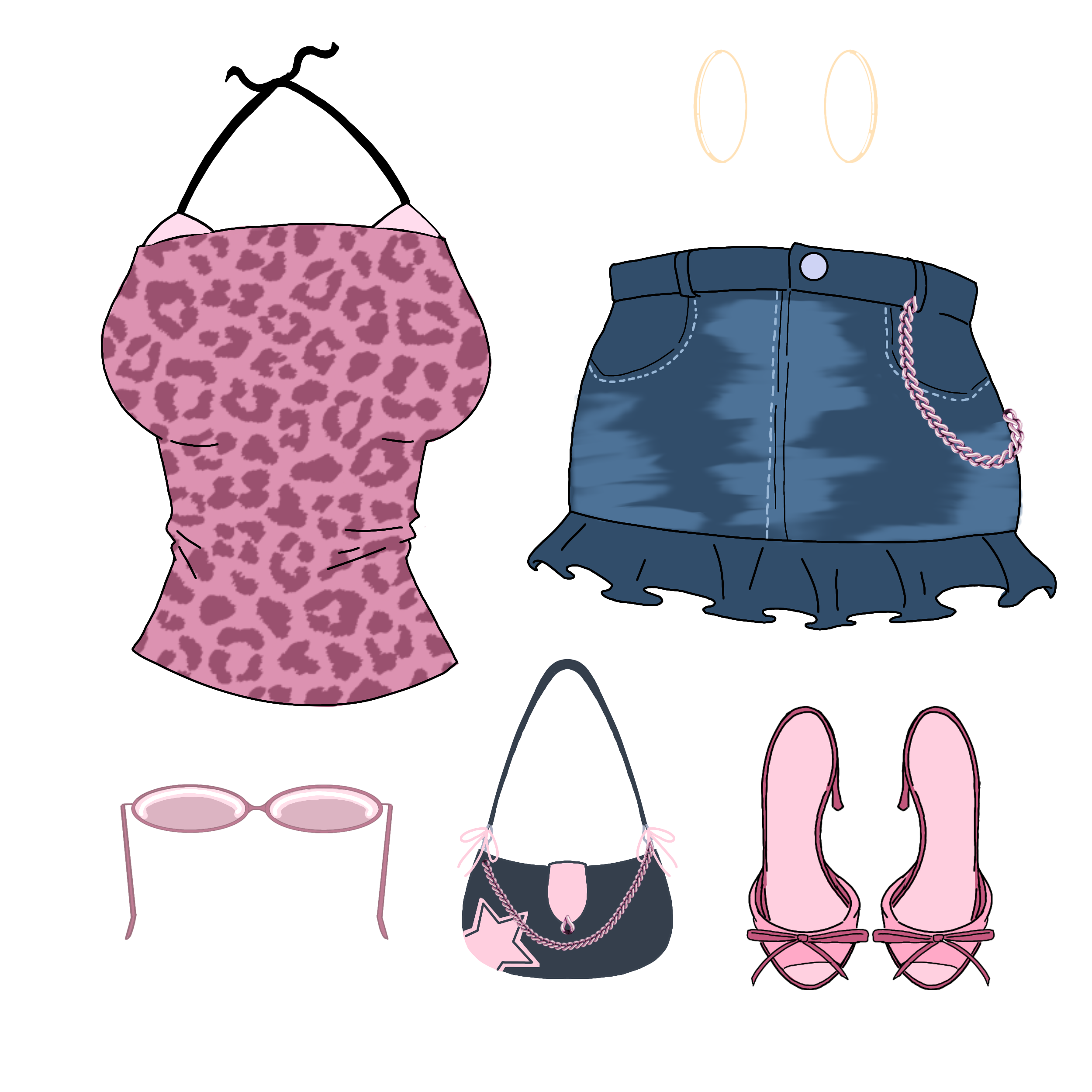 y2k outfit - ibisPaint