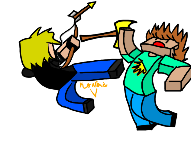 Minecraft 'To The Finish' -SpeedART - ibisPaint